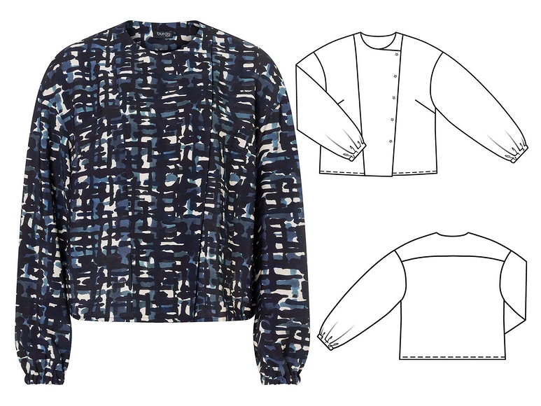 Технические рисунки Burda Style 1/2026 — BurdaStyle.ru