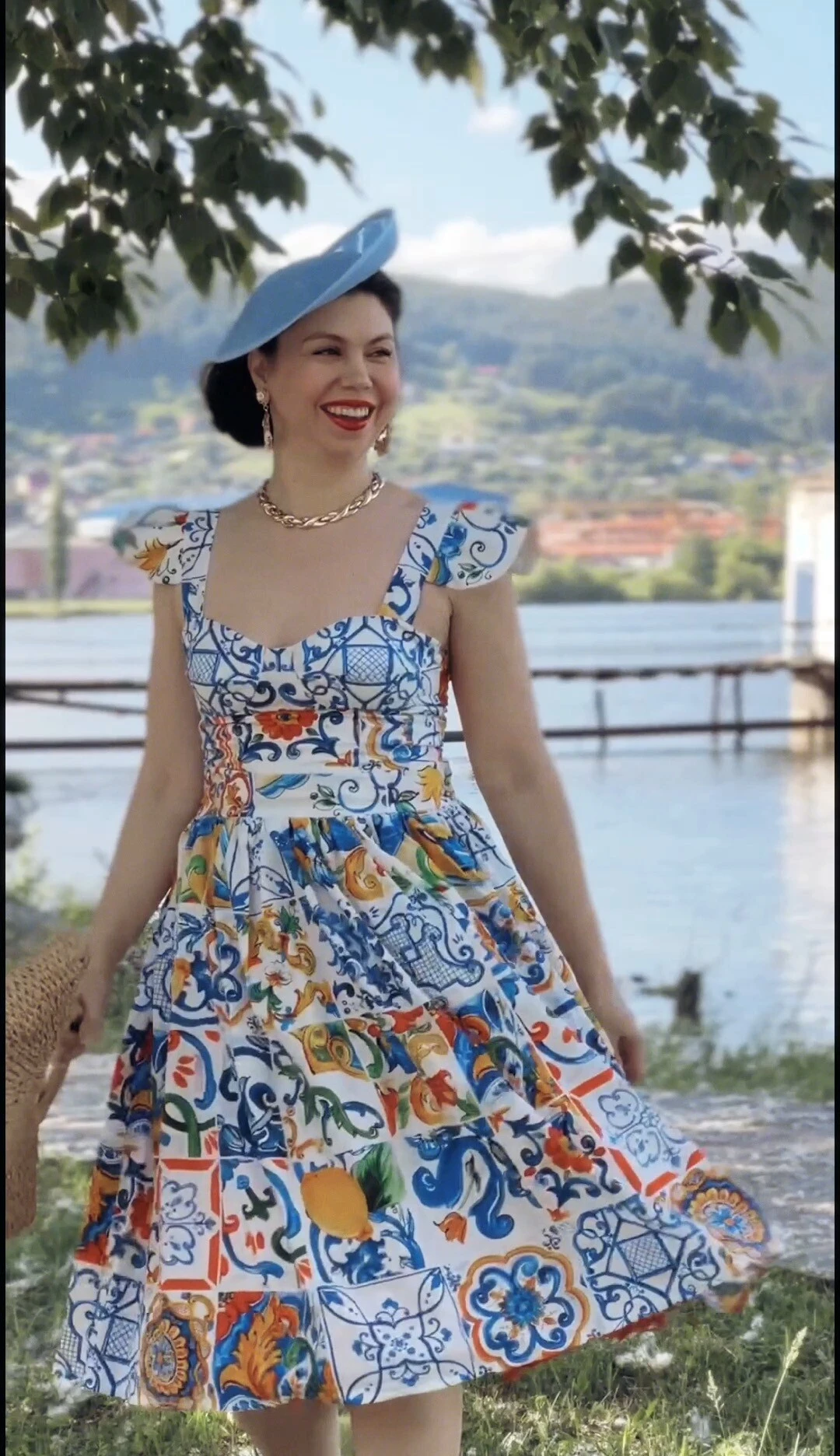 Итальянское платье «Лето вместе с Burda!” от RetroMarin: Сшито по ...